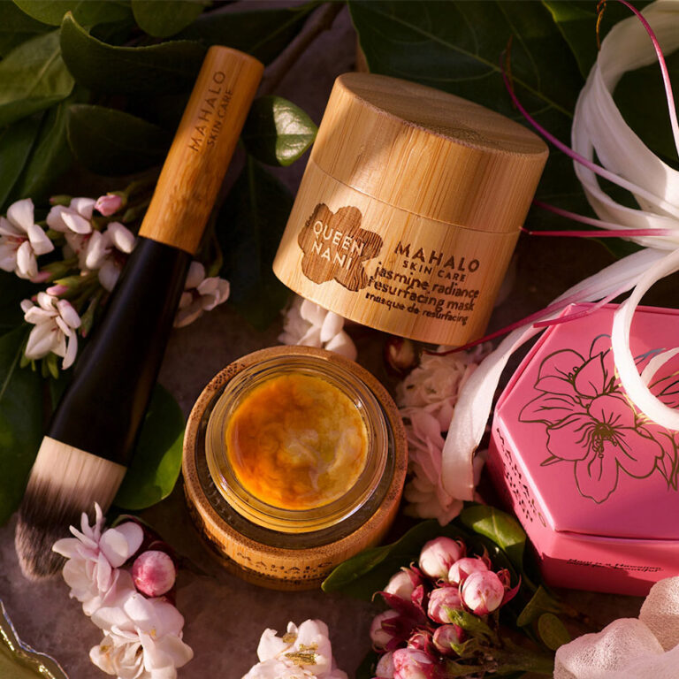 The Q. NANI jasmine radiance resurfacing mask | MAHALO Skin Care